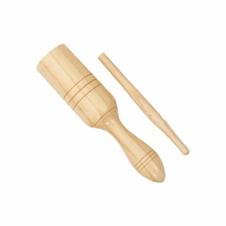 Guiro din lemn cu bat, 20 x 10 x 4 cm - eMAG.ro