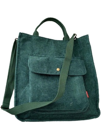 Geanta shopper dama, Edibazzar, 28x32x8 cm, Velur, Verde - eMAG.ro