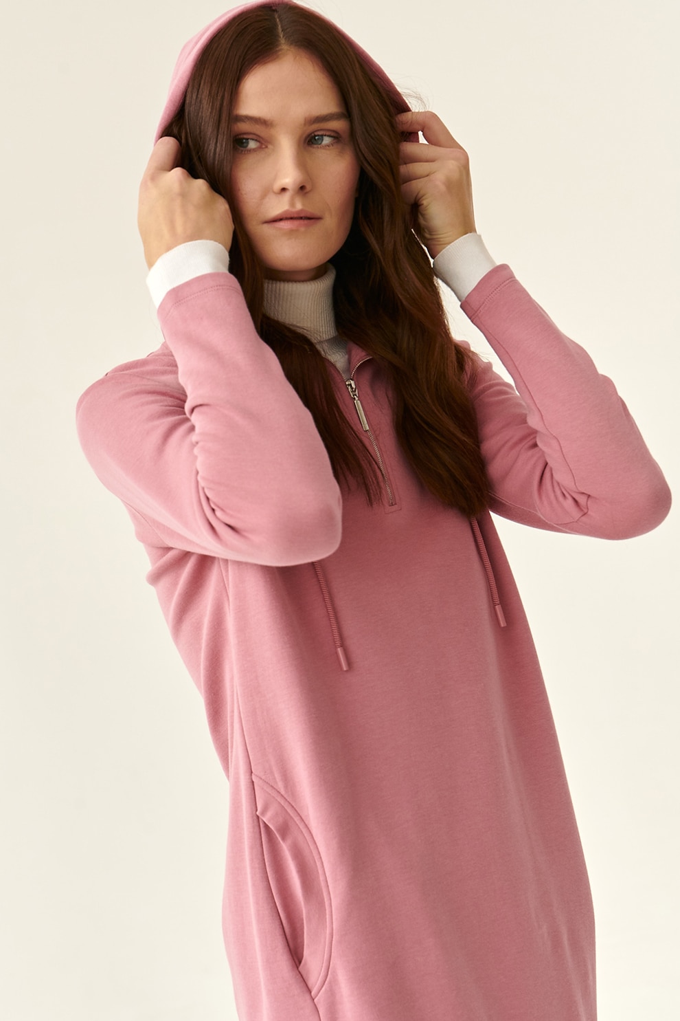 Tatuum, Rochie-hanorac lejera, Roz, M - eMAG.ro