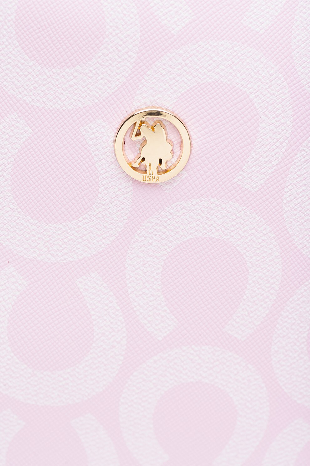 U.S. Polo Assn., Rucsac cu logo, Alb, Roz - eMAG.ro