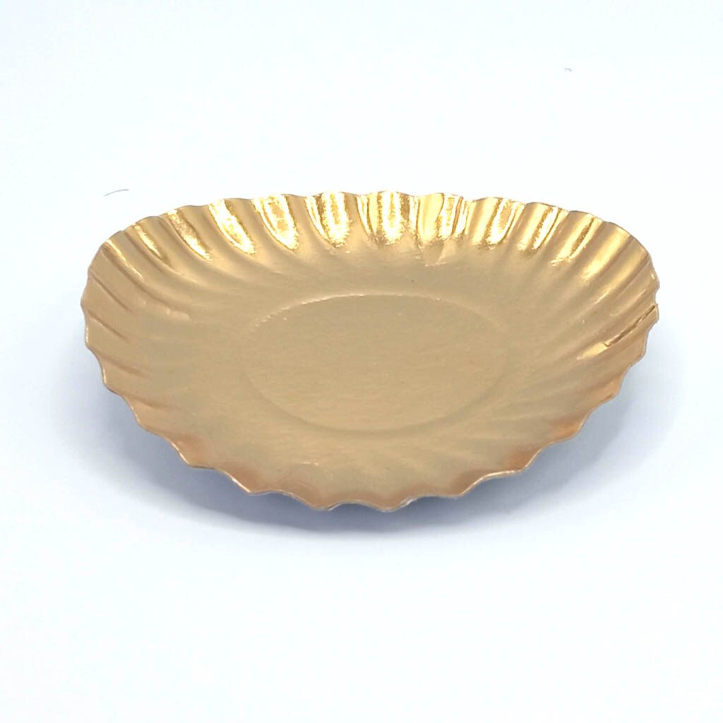 Set 700 Tavite carton aurii, plastifiate, diametru 100 mm - eMAG.ro