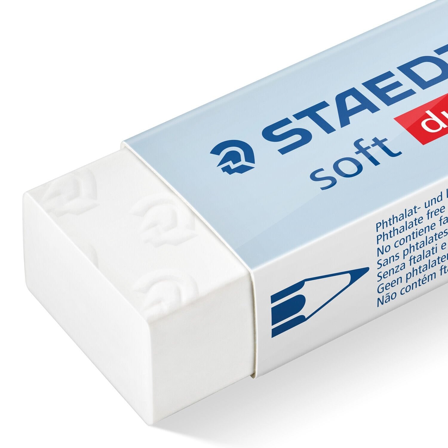 Radiera pentru sters, Staedtler, 62x22x13 mm, Alb - eMAG.ro