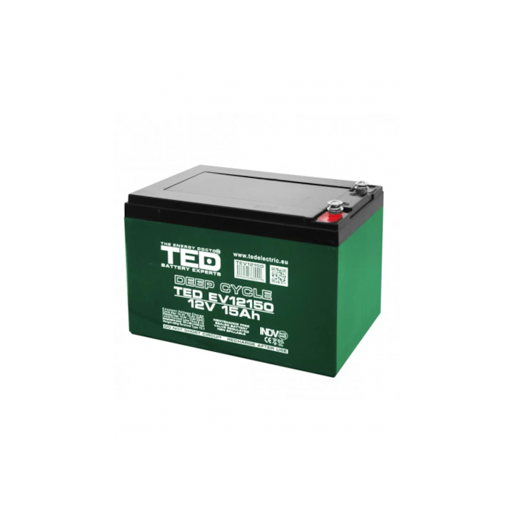 Acumulator AGM VRLA 12V 15A Deep Cycle 151mm x 98mm x h 95mm pentru ...