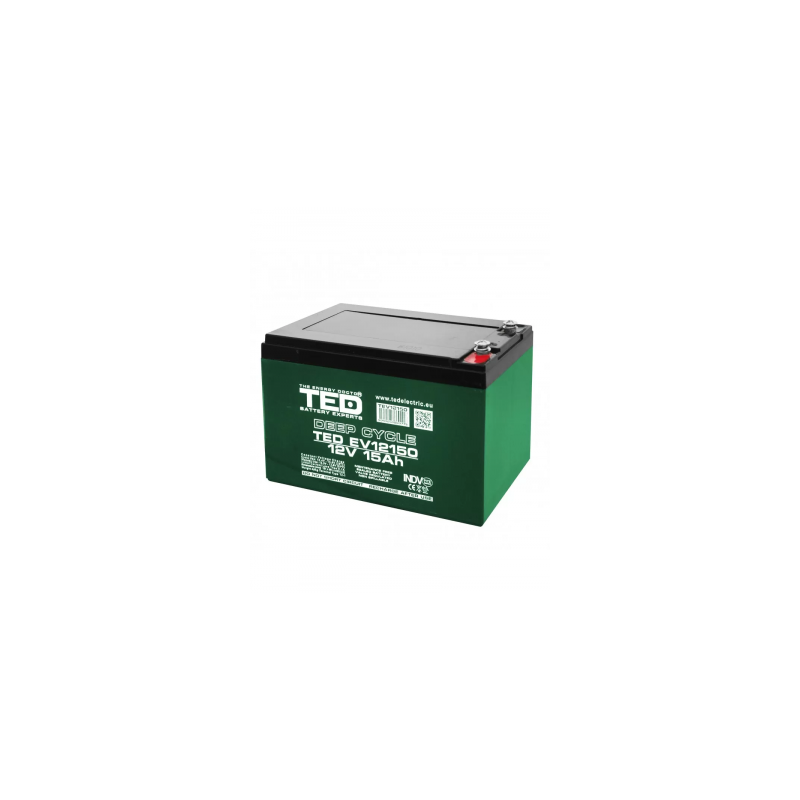 Acumulator AGM VRLA 12V 15A Deep Cycle 151mm x 98mm x h 95mm pentru ...