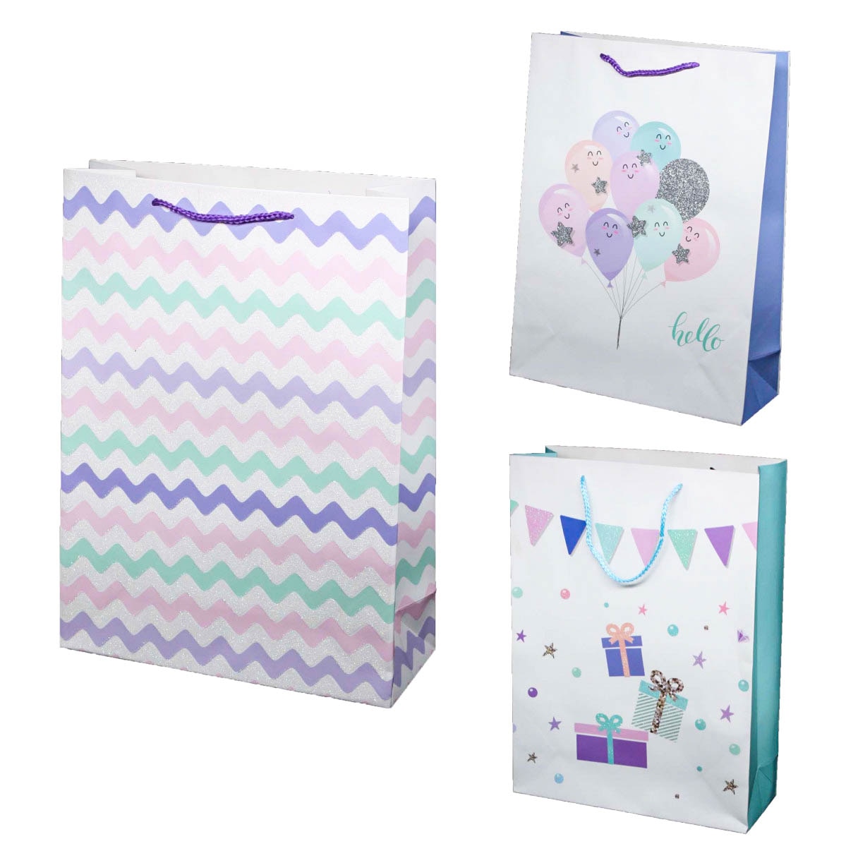 Set de 12 pungi cadou Omega, 31x42x12cm, gift - eMAG.ro