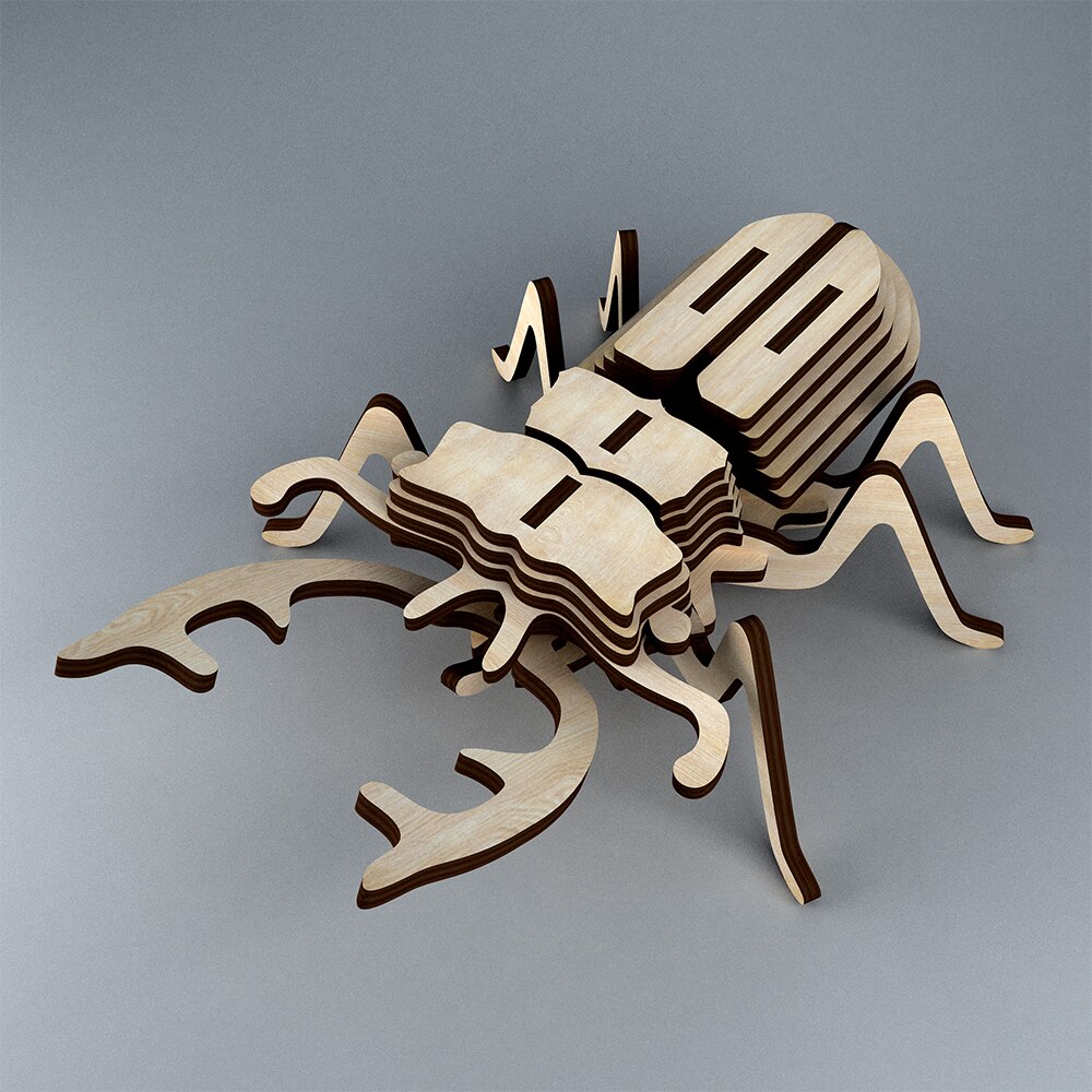 Puzzle Radasca 3D, Lemn Natural, 30 piese - eMAG.ro