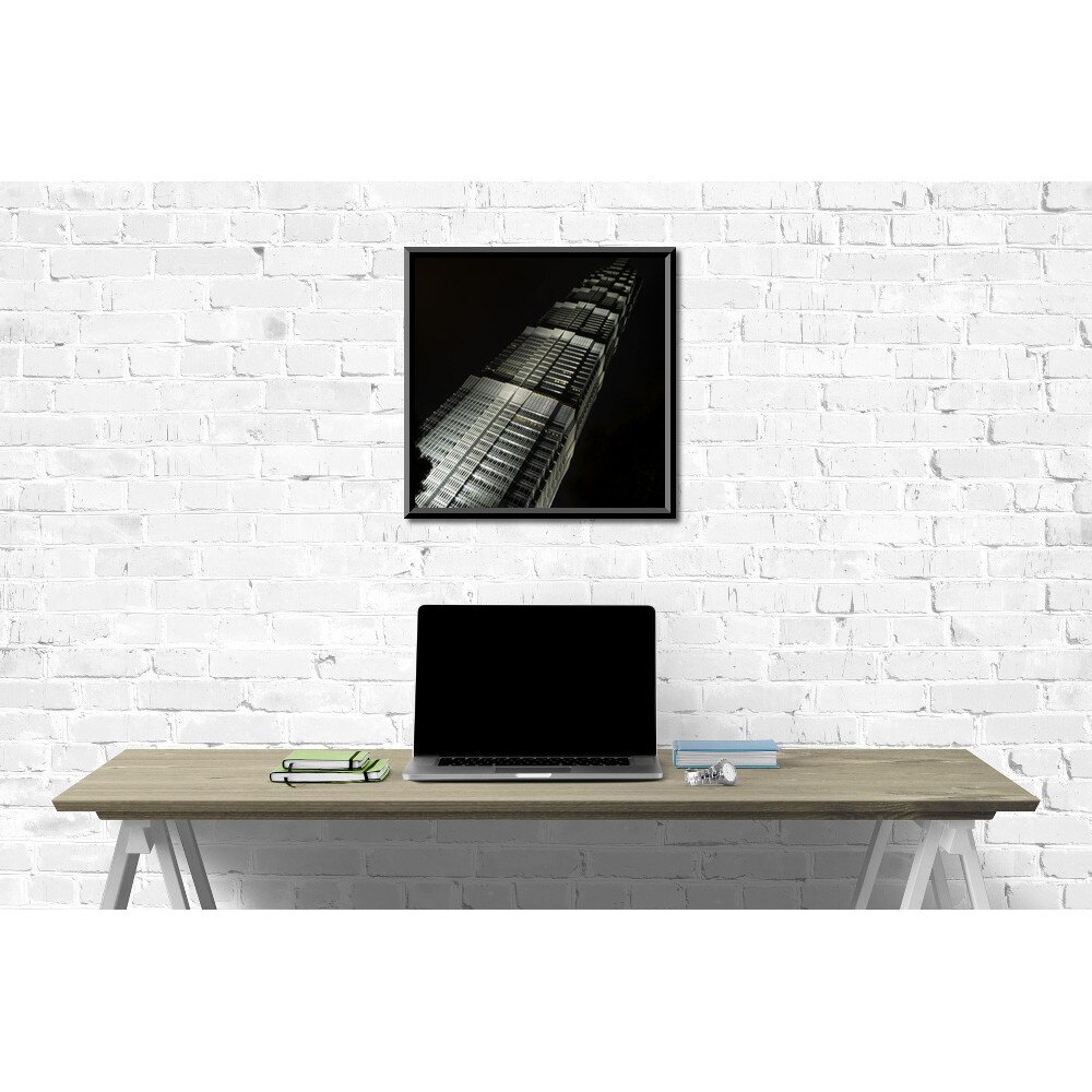 Poster perete, Zakito Posters, 40x40cm Turnul Jinmao pe timp de noapte ...