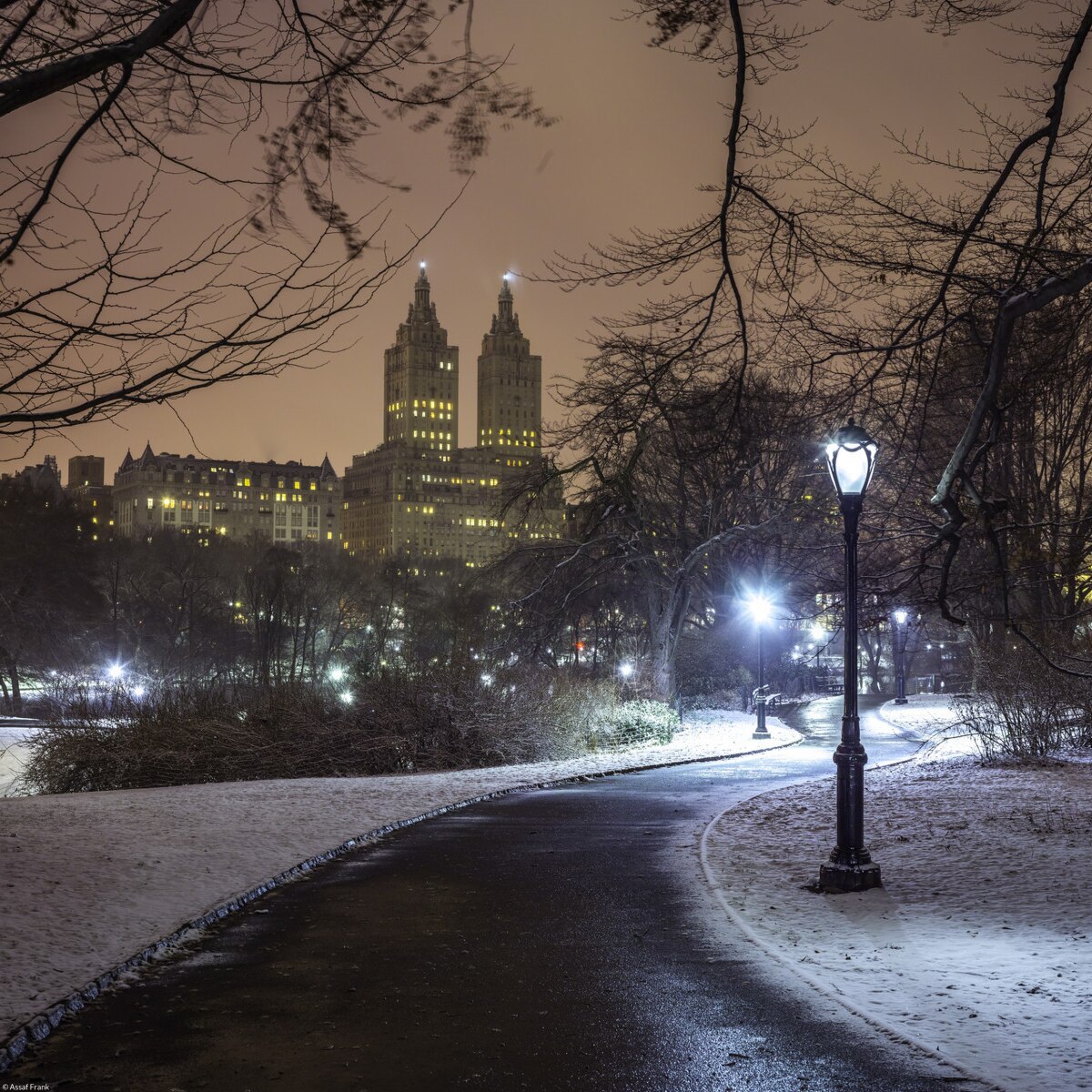 Poster perete, Zakito Posters, 40x40cm Poteca prin parcul central ...