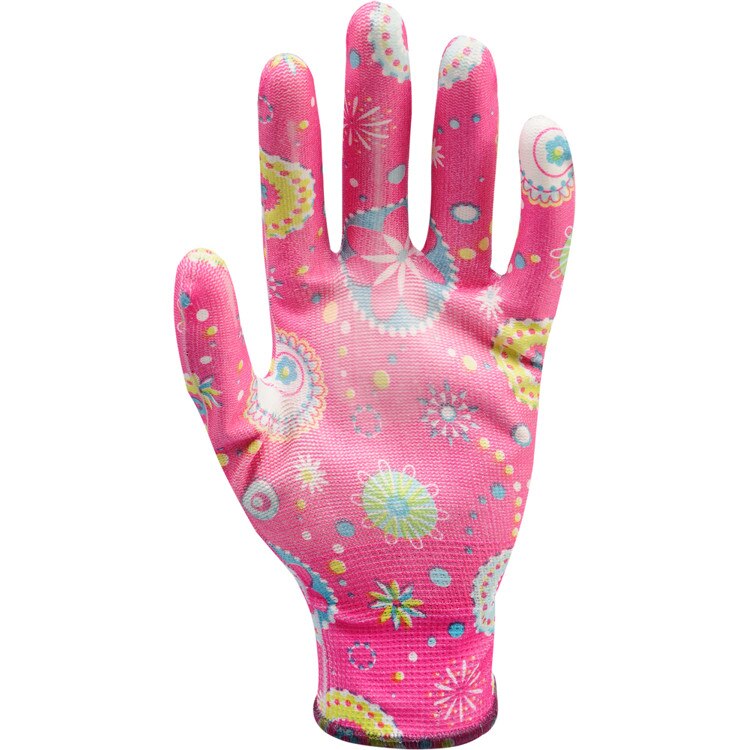 Manusi de gradina, Flo, Poliester, Multicolor - eMAG.ro