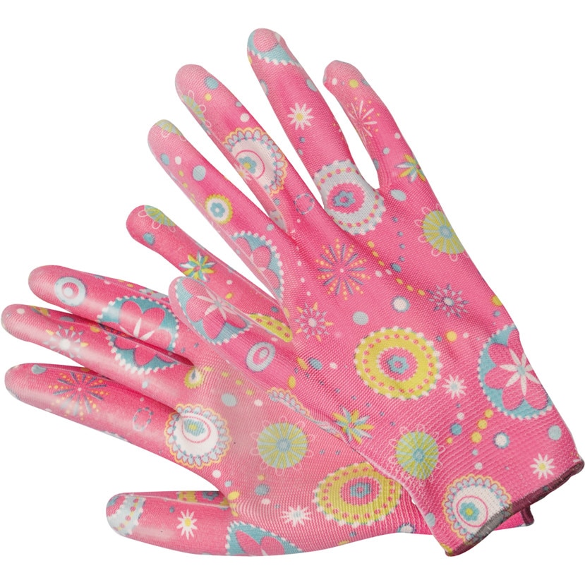Manusi de gradina, Flo, Poliester, Multicolor - eMAG.ro