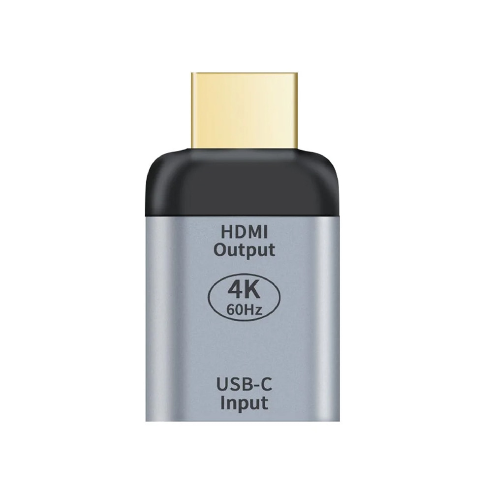 Adapter CY 2333623 8867-K, USB C bemenet, HDMI kimenet, 4K 60 Hz ...