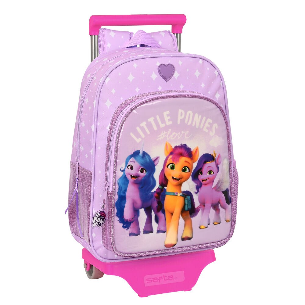 Geanta scolara cu roti, My Little Pony, violet - eMAG.ro