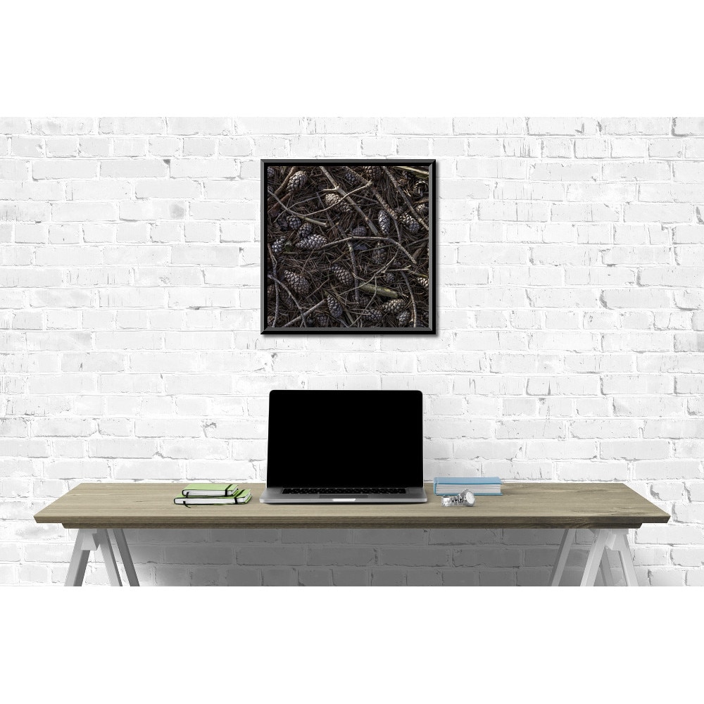 Poster perete, Zakito Posters, 40x40cm Teren de padure acoperit cu un ...