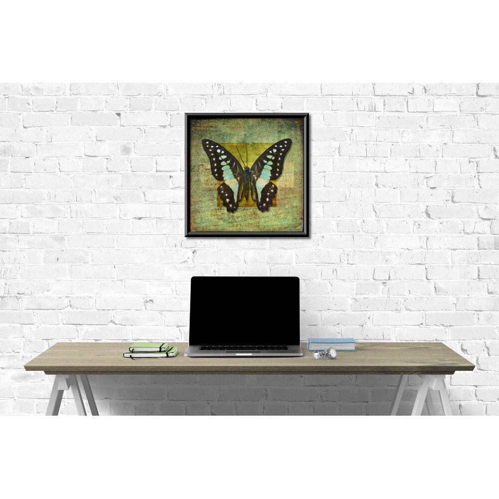 Poster perete, Zakito Posters, 40x40cm Colorat fluture tropical cu ...