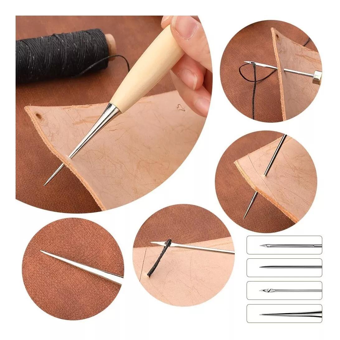 Set 46 Kit de scule de lucru pentru piele Nierbo® instrumente de ...