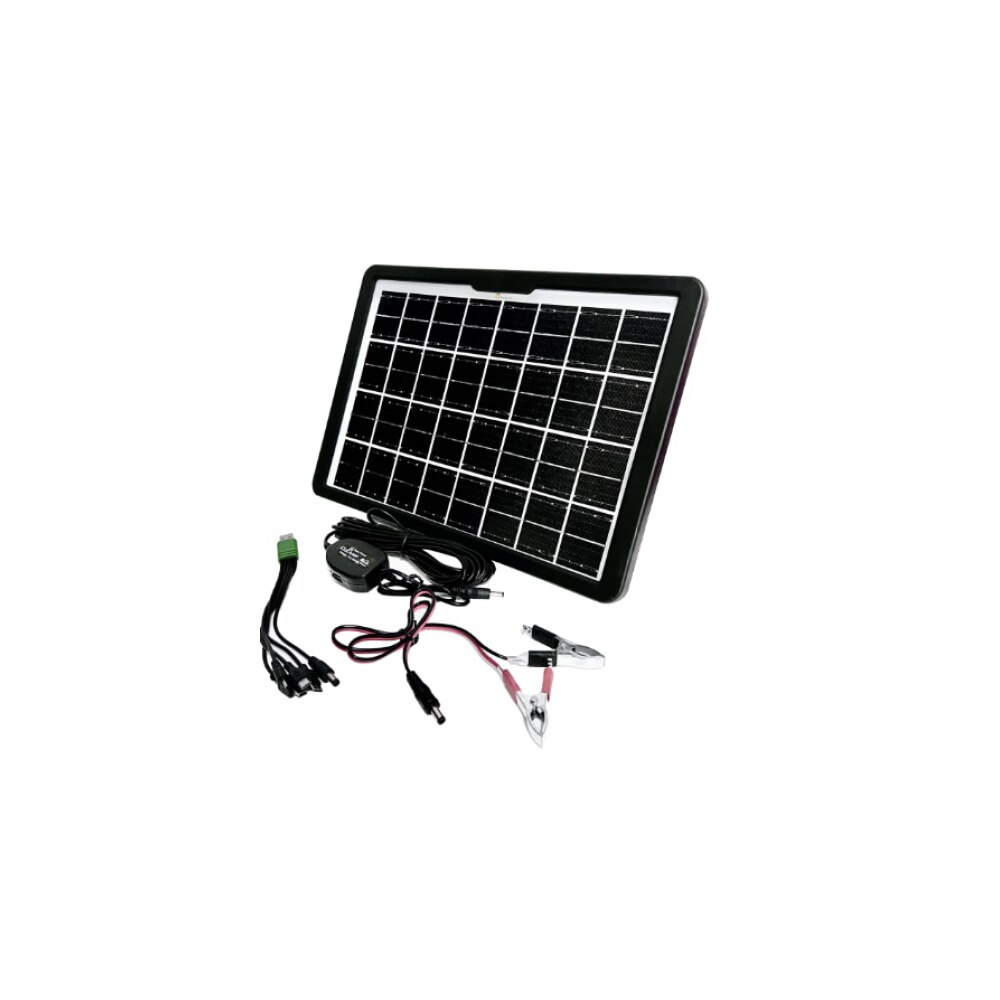 Panou Solar Portabil Bigshot CL1615, 12W, Cabluri cu Multi USB si ...