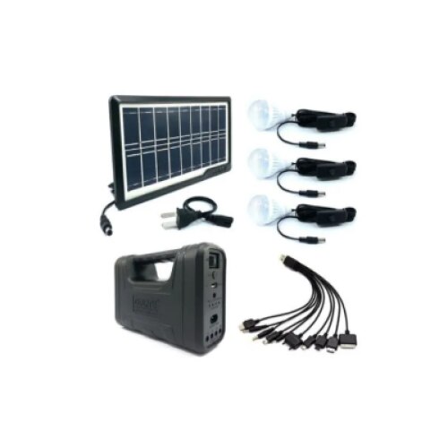 Kit Solar GDPlus GD-8080 portabil cu 3 becuri - eMAG.ro