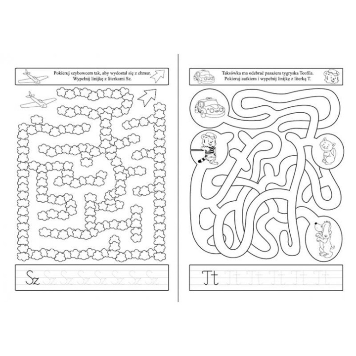 Carte de colorat Puzzle - Rezolva labirintul, Martel, 32 pagini - eMAG.ro