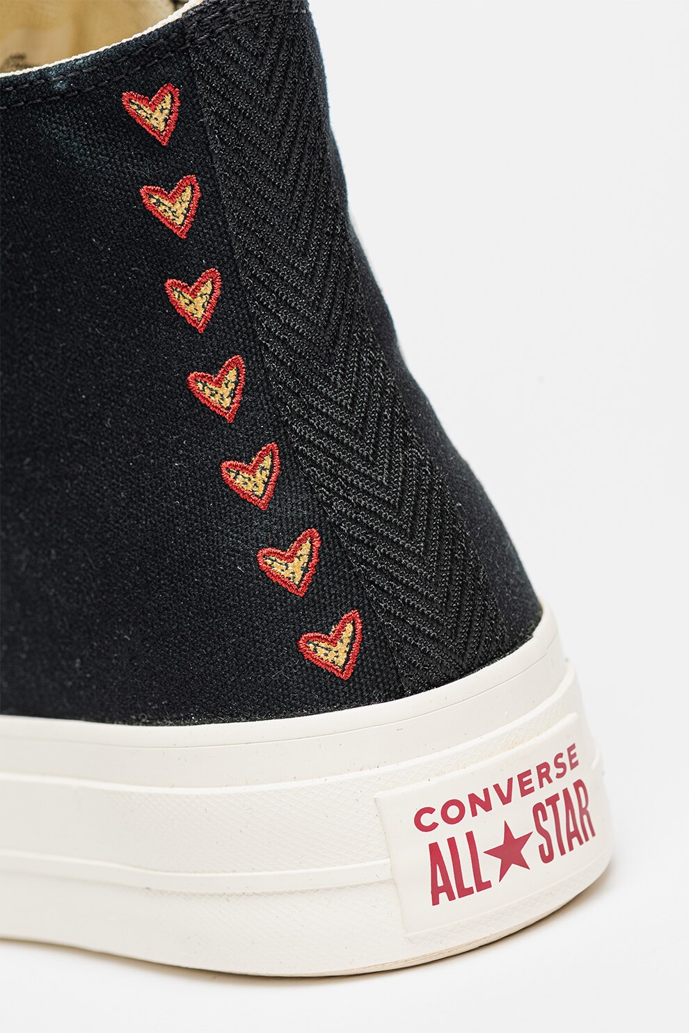 Converse, Tenisi high-top Chuck Taylor All Star Lift, Negru, Crem, 6 ...