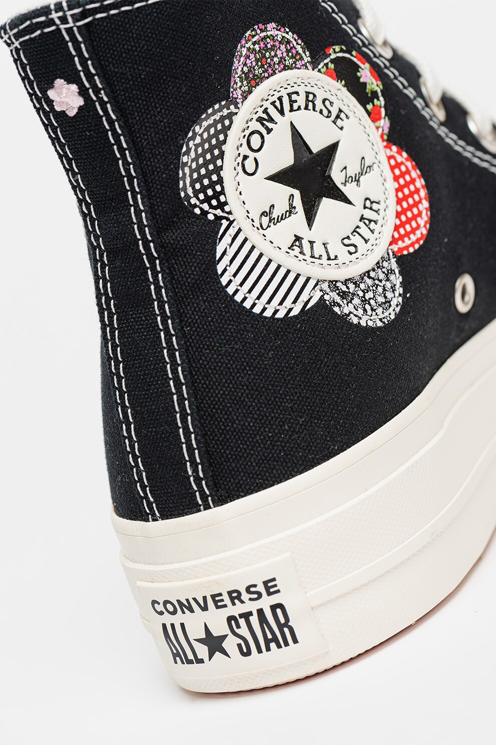 Converse, Tenisi high-top Chuck Taylor All Star Lift, Negru, Crem, 6 ...