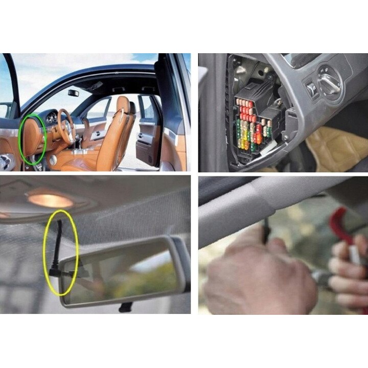 Sursa alimentare camera auto, 3.5m, 12V-36V, Negru - eMAG.ro