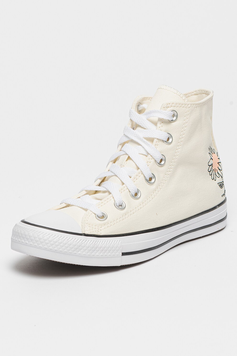 Converse, Tenisi inalti Chuck Taylor All Star, Alb murdar, 3 - eMAG.ro