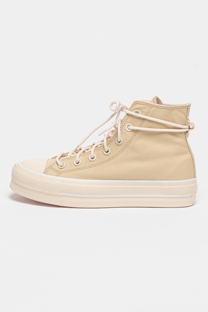 Converse, Tenisi inalti Chuck Taylor All Star Lift, Bej, 8 - eMAG.ro