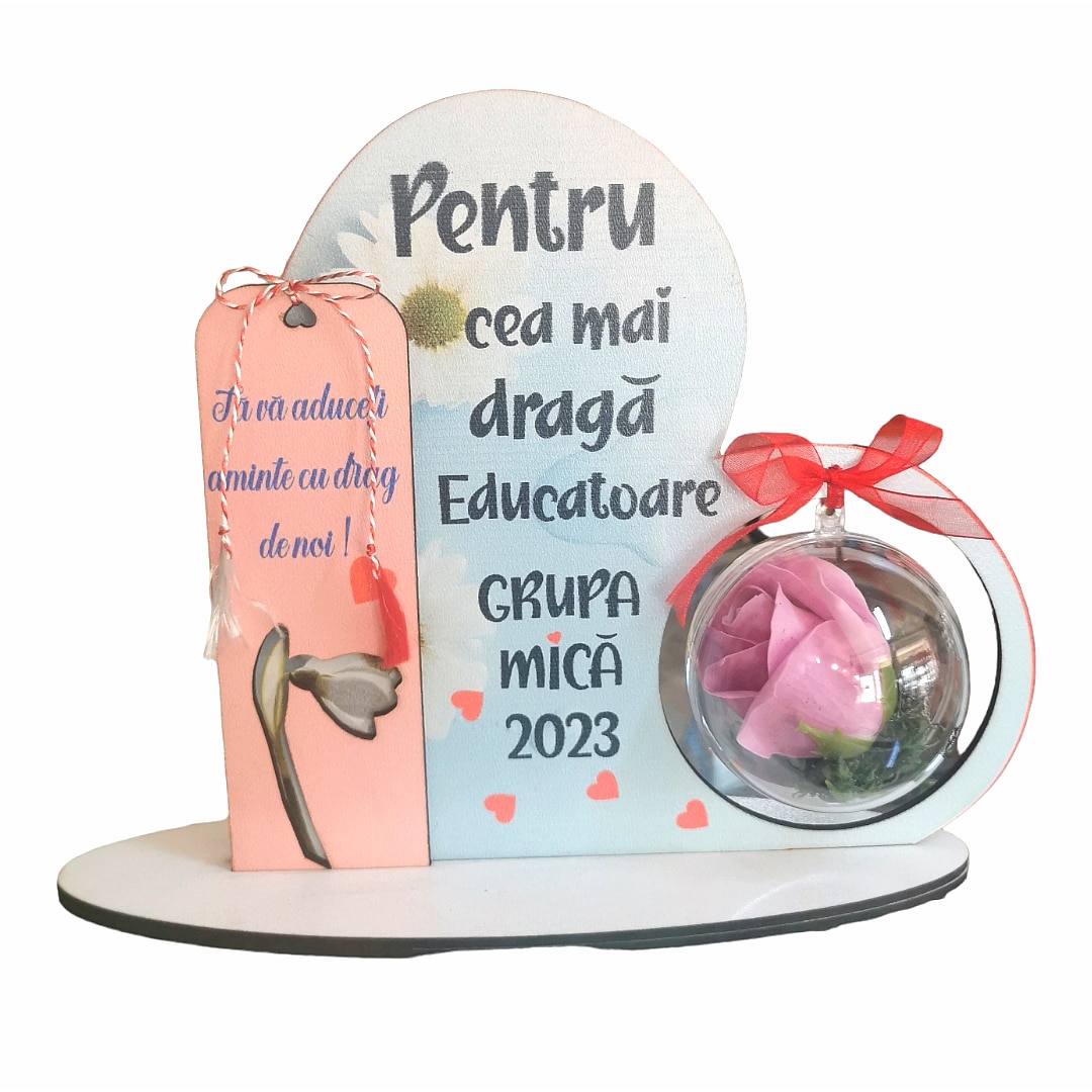 Decoratiune pentru Invatatoare / Educatoare / Profesoara – personalizat ...