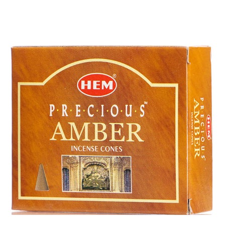 Conuri Parfumate HEM, Amber, 10 buc - eMAG.ro