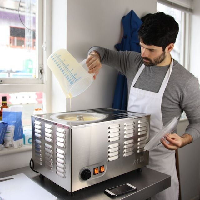 Уред за сладолед Musso, Stella Chef, 3 л, без предварително охлаждане ...