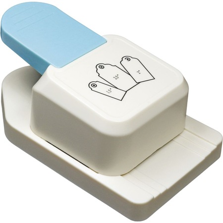 Perforator 3 in 1 pentru etichete, Titanum, Gri/Albastru - eMAG.ro