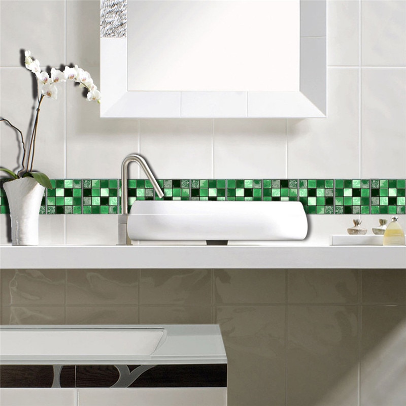 Stickere decorative pentru faianta sau perete Luxer, Set 19 buc, Mozaic ...