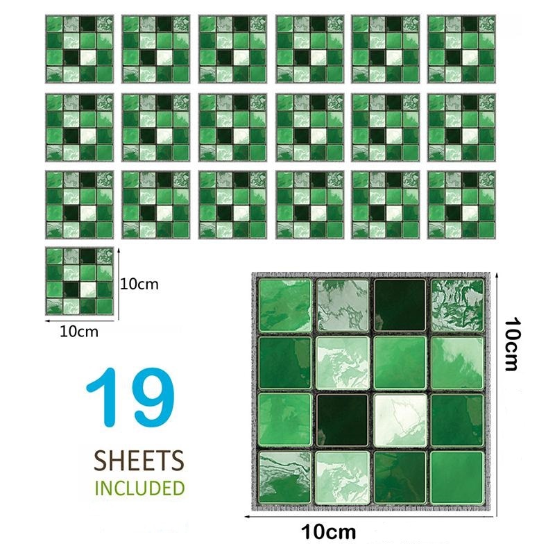 Stickere decorative pentru faianta sau perete Luxer, Set 19 buc, Mozaic ...