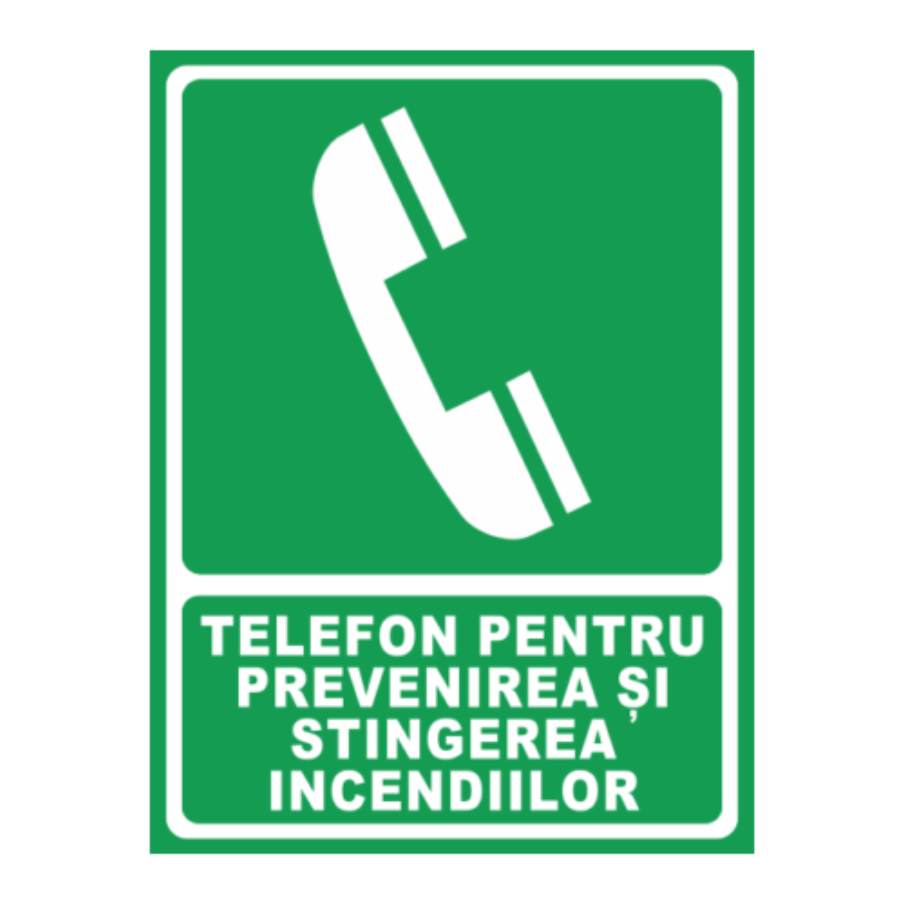 Sticker decorativ, indicator telefon pentru prevenirea incendiilor ...