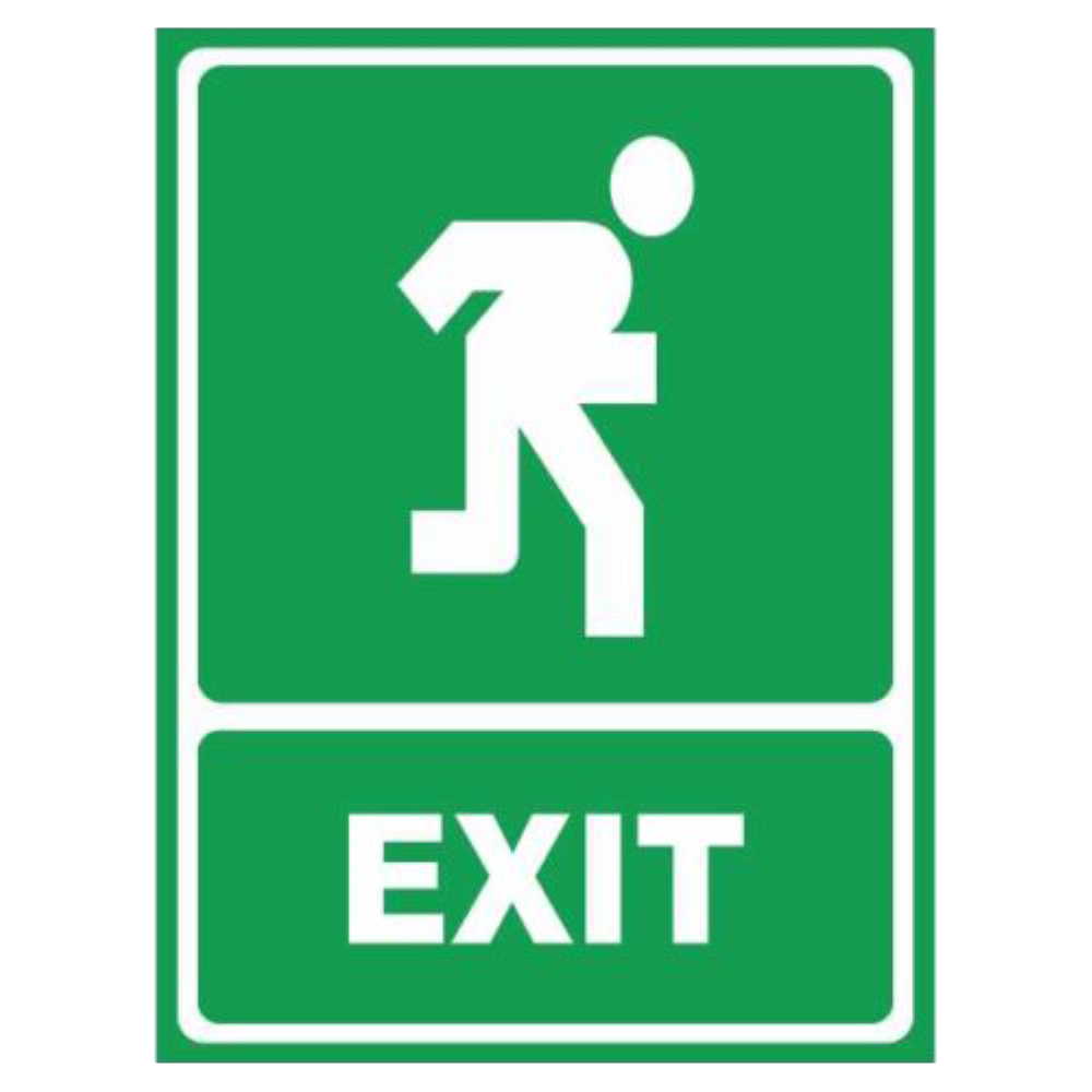 Sticker decorativ, indicator exit 2, autocolant, 210x297mm A4 - eMAG.ro