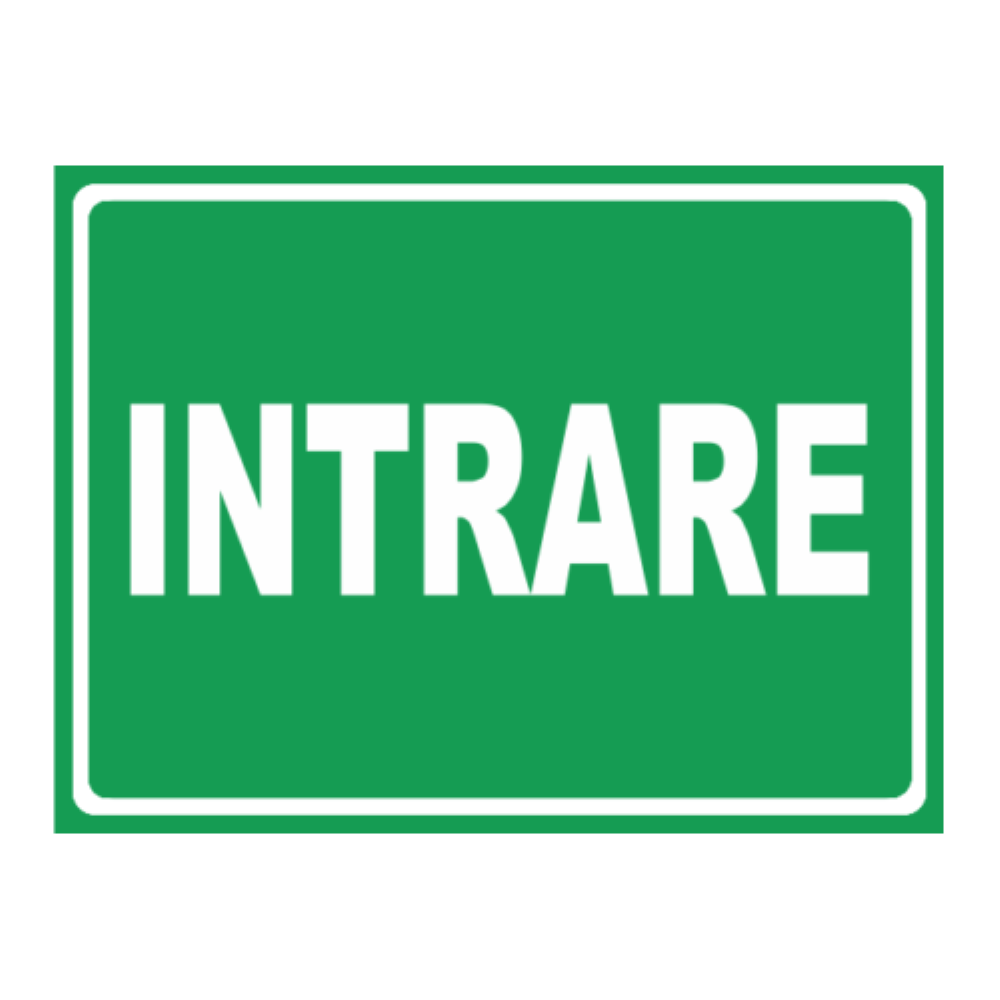 Sticker decorativ, indicator intrare, autocolant, 210x297mm A4 - eMAG.ro
