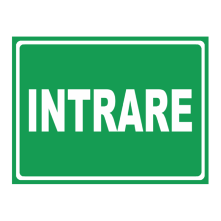 Sticker decorativ, indicator intrare, autocolant, 210x297mm A4 - eMAG.ro