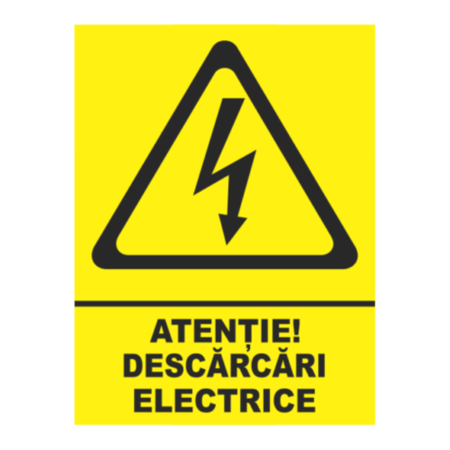 Sticker decorativ, indicator descarcari electrice, autocolant ...