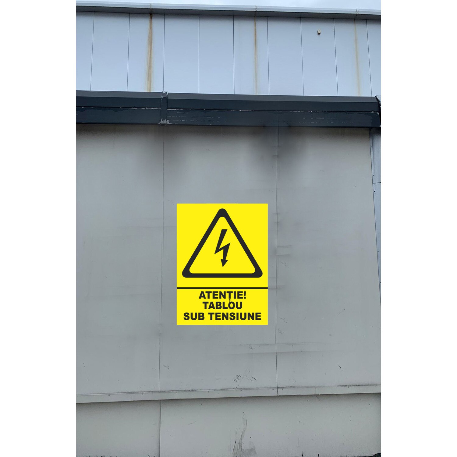 Sticker decorativ, indicator tablou sub tensiune, autocolant, 420x594mm ...