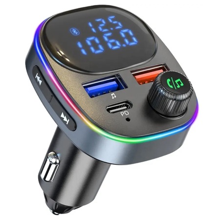 Modulator FM Nimox® Bluetooth 5.0, Hands-Free, Transmitator auto cu ...