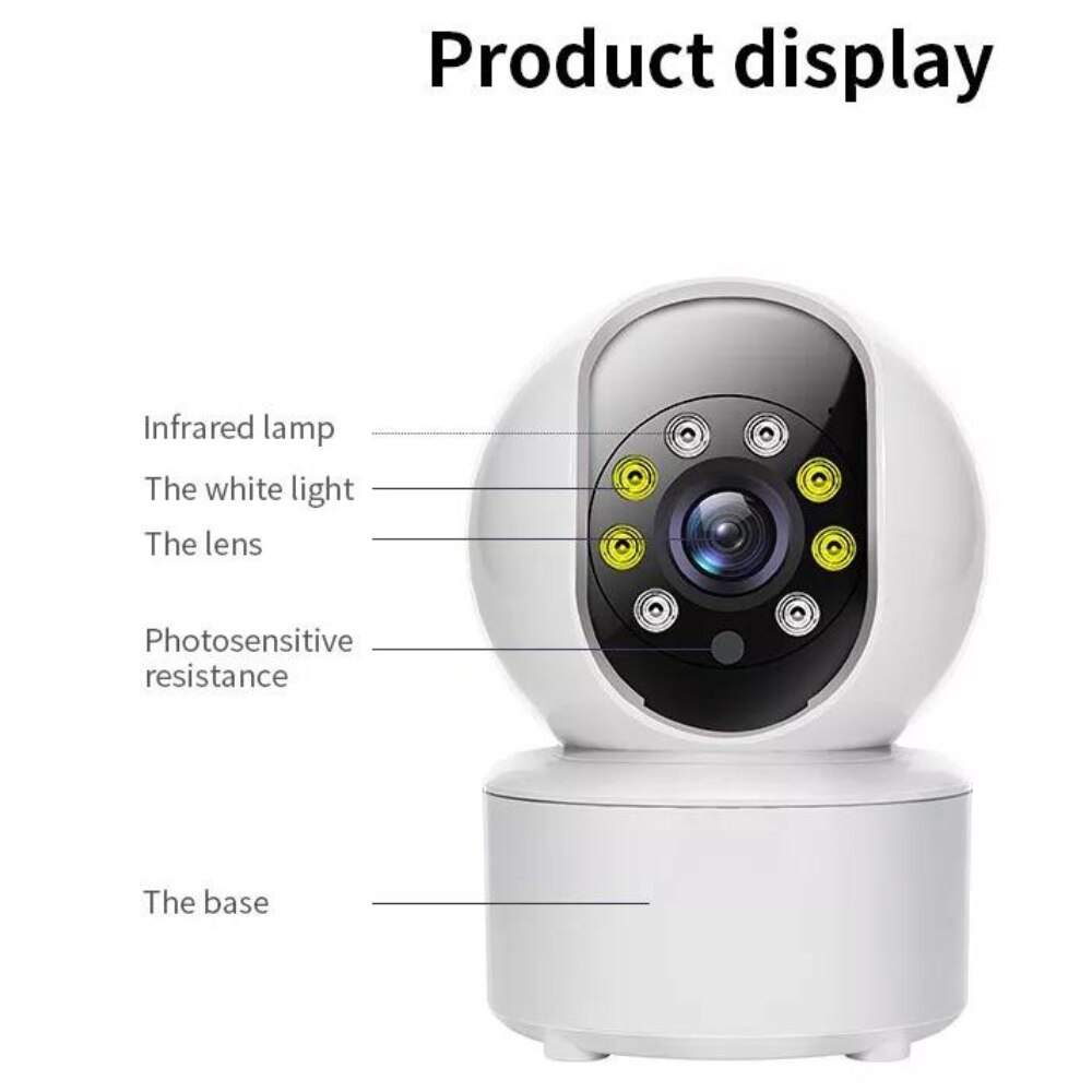 Camera de Supraveghere Inteligenta WIFI 5G, Full HD 1080p, 2Mpx, Audio ...