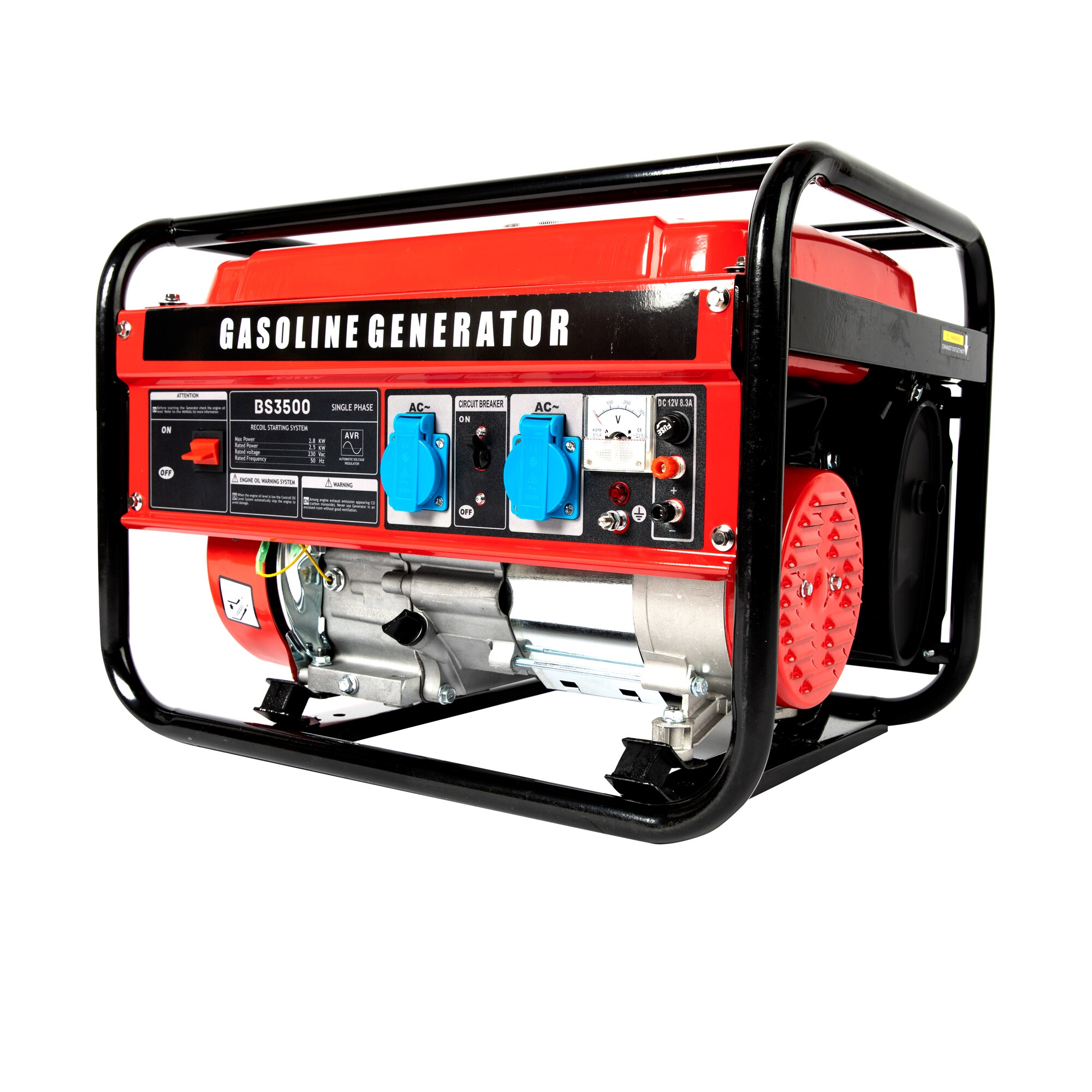 Generator pe benzina, HEBER®, 2800W, cu stabilizator de tensiune, motor ...