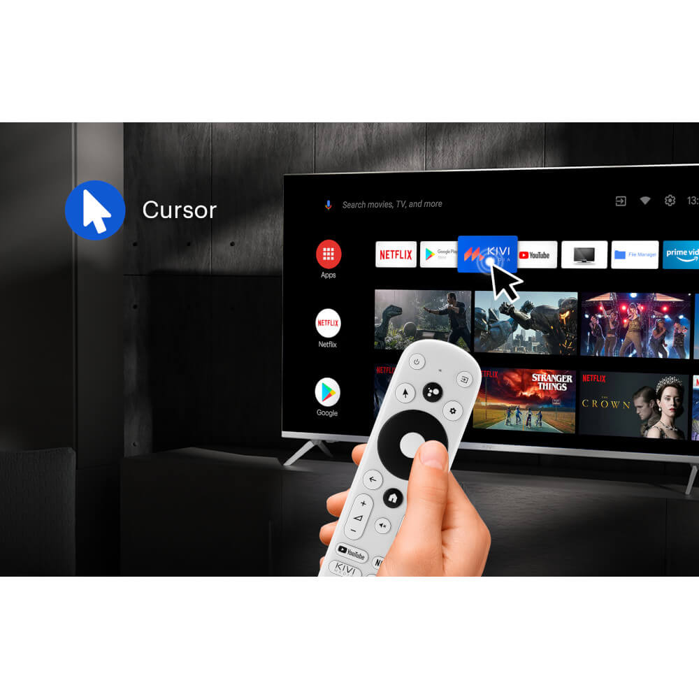 Televizor Smart LED Kivi 55U750NW, 140 cm, Ultra HD 4K, Clasa G - eMAG.ro