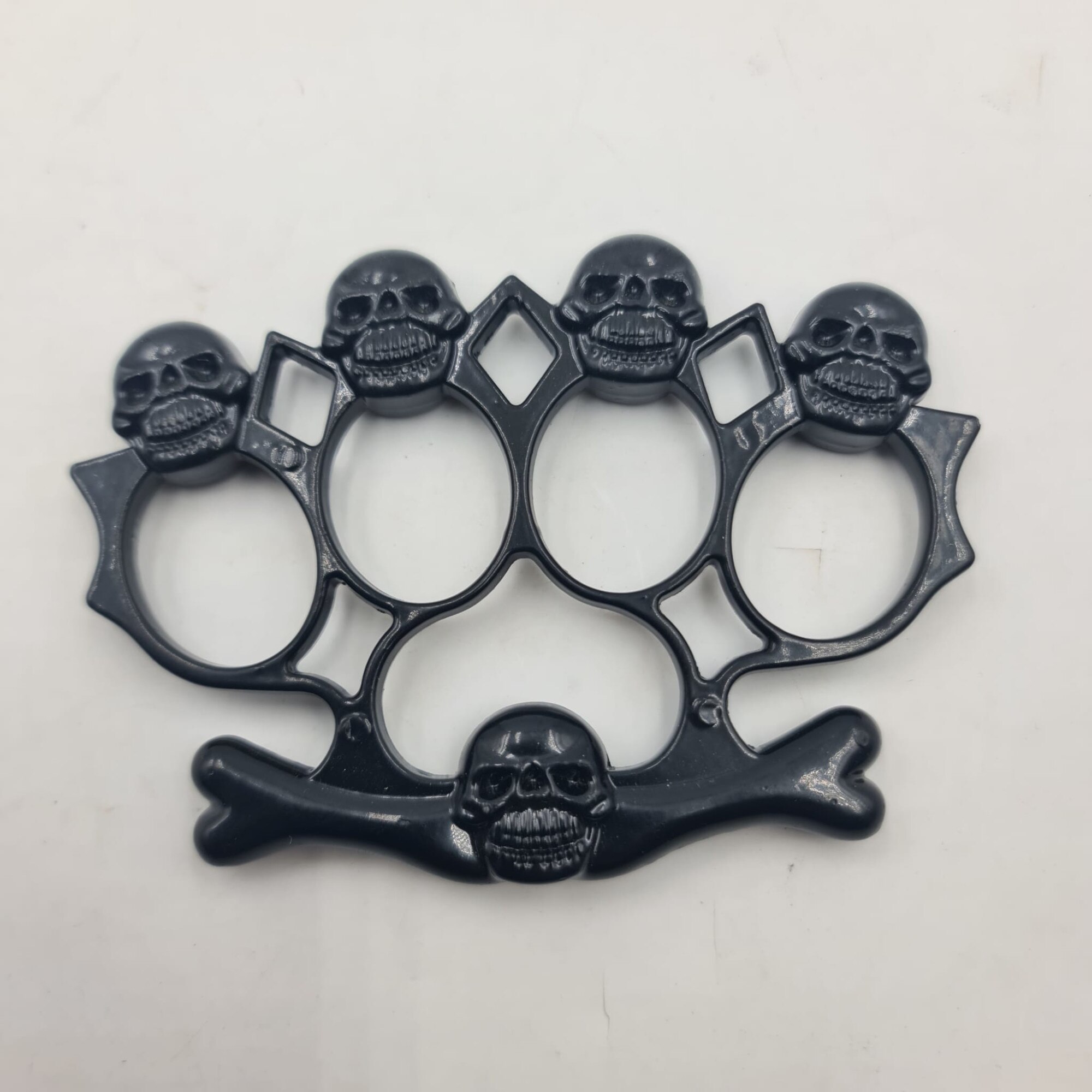 Pumnal Tip Box, Autoaparare, Model 5 Cranii Romb, Negru, Dalimag - eMAG.ro