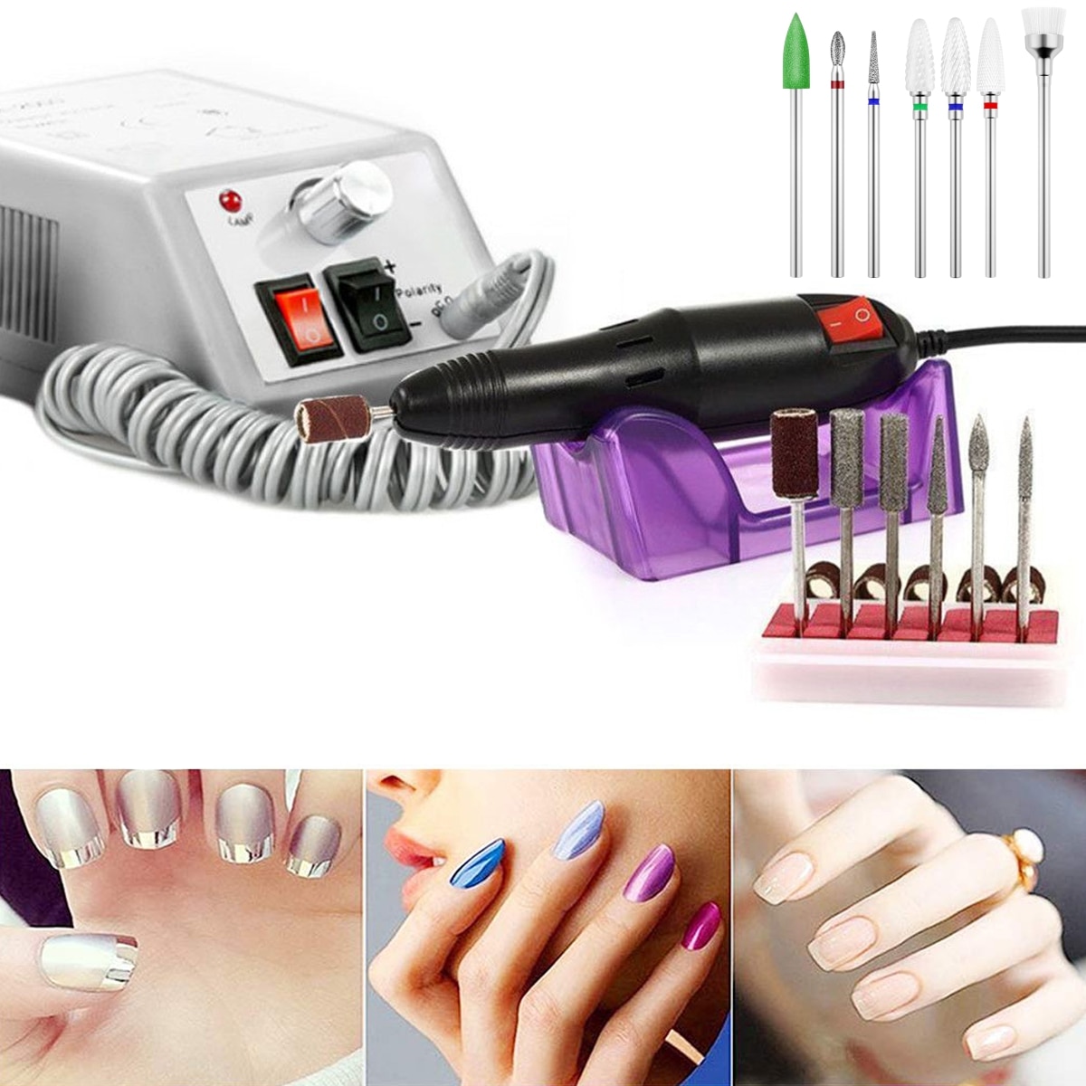 Zenifique, Professzionális Körömcsiszoló gép, elektromos műköröm ...