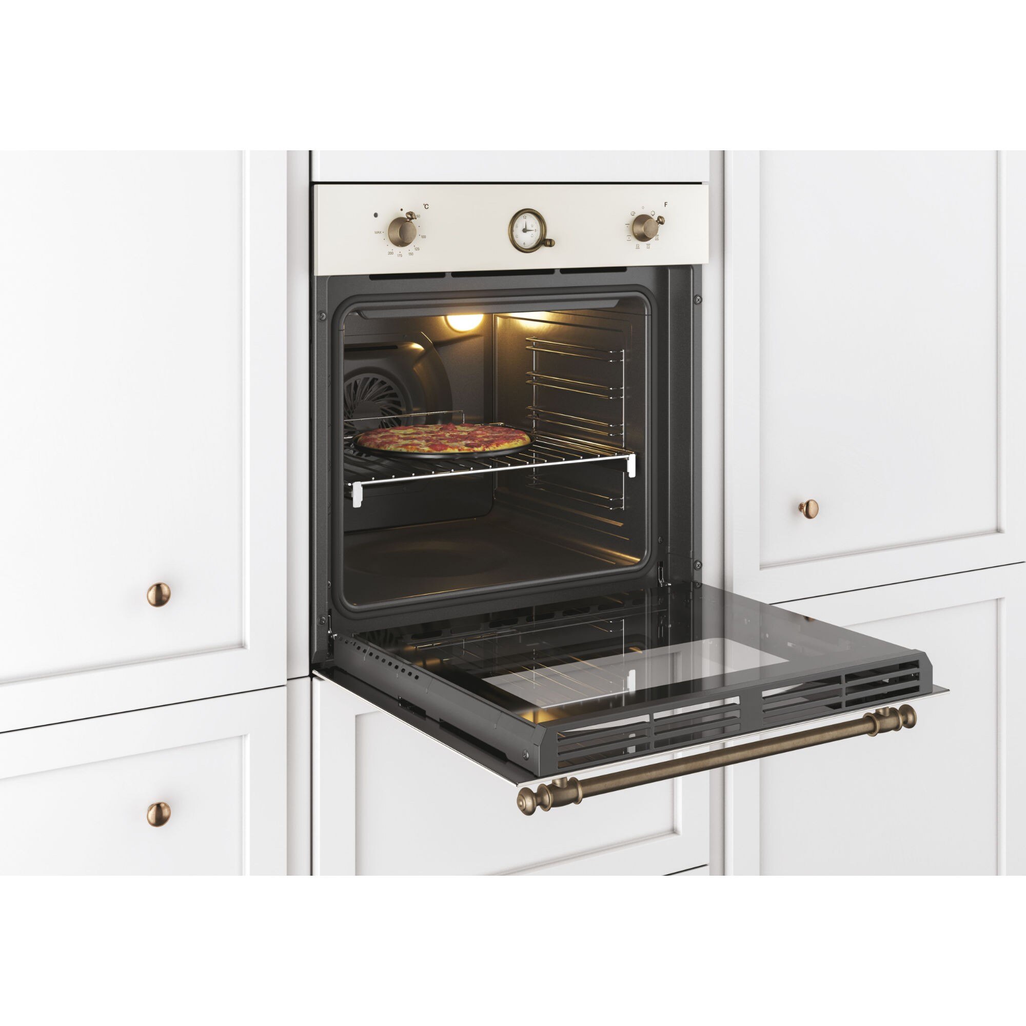 Cuptor electric incorporabil Candy FCC624BA/E, 70 L, 8 functii, Clasa ...