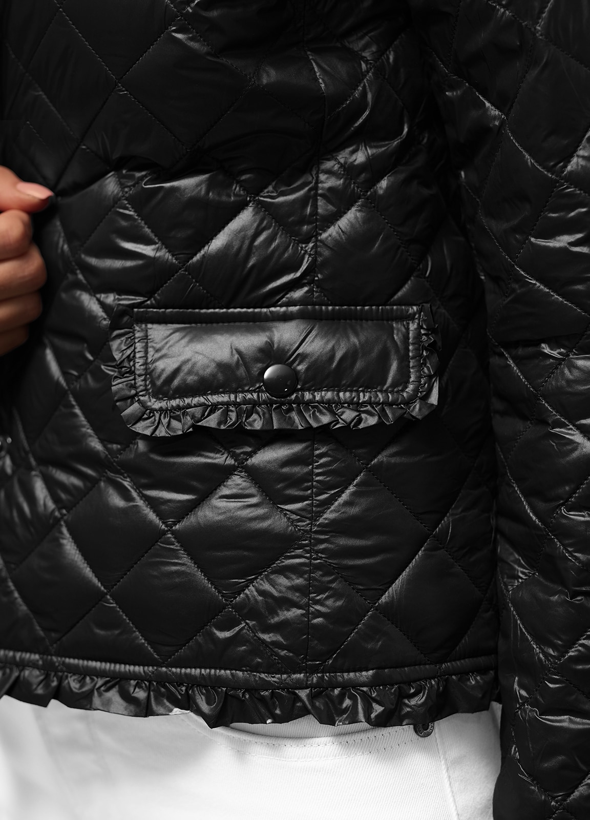 Geaca de femei neagra OZONEE O/H956 S - eMAG.ro