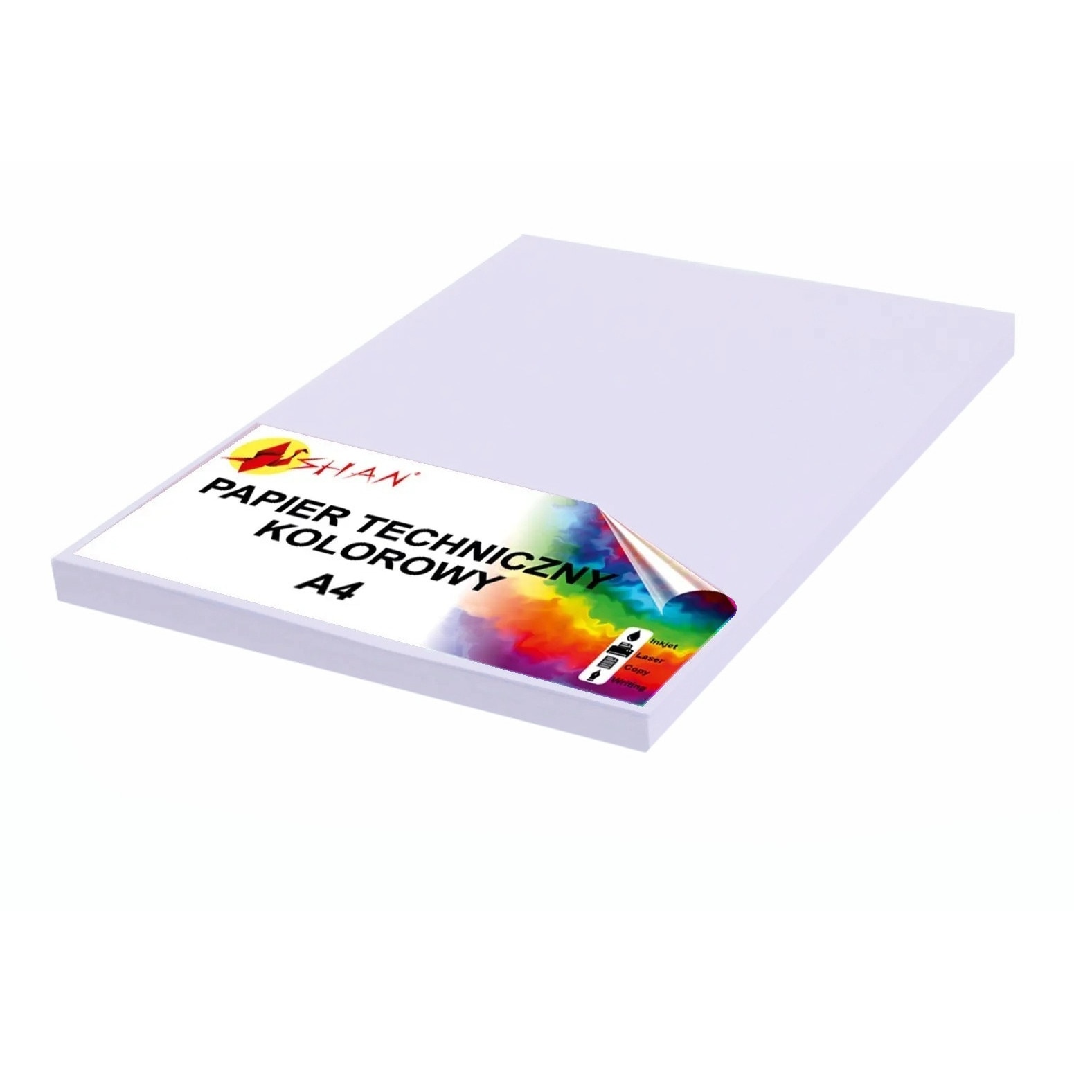 Hartie tehnica A4, Shan, 1049803665, 220 g, 50 coli, Mov pastel - eMAG.ro