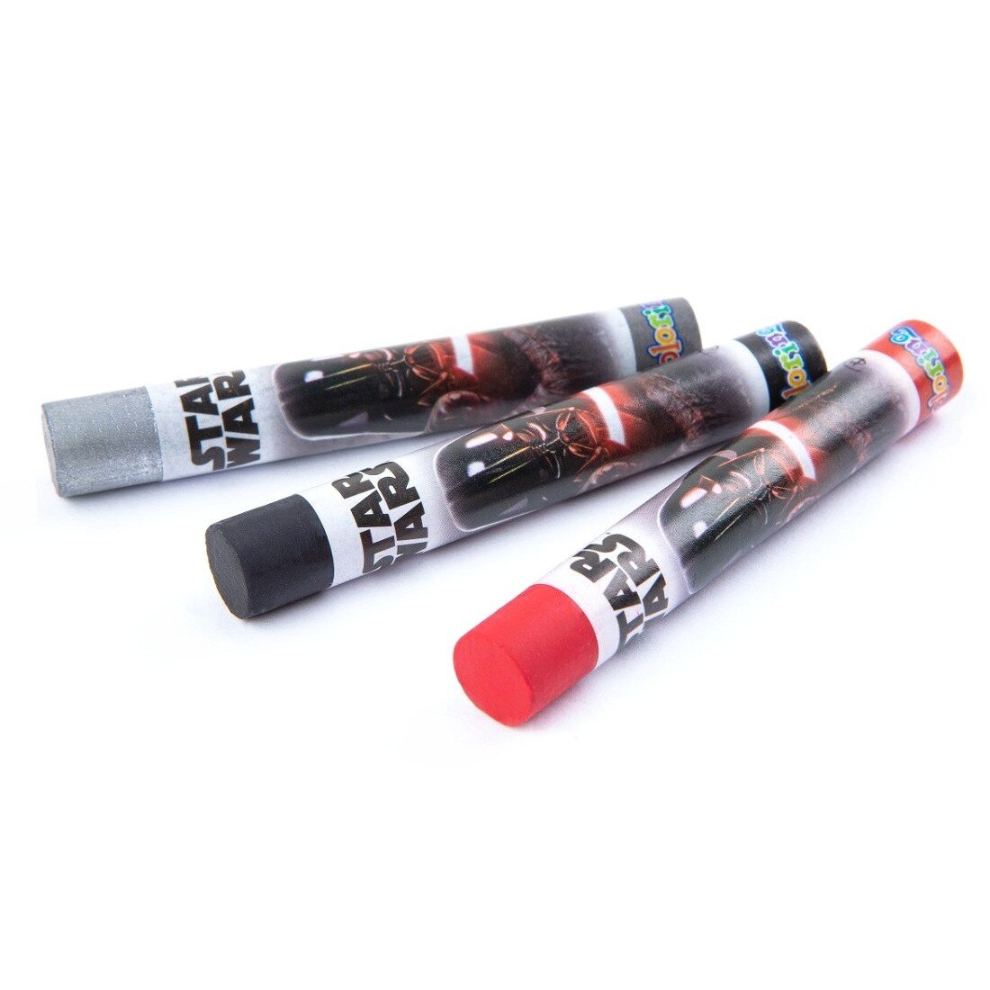 Set 12 pasteluri in ulei, Colorino Kids, Model cu Star Wars, Multicolor ...