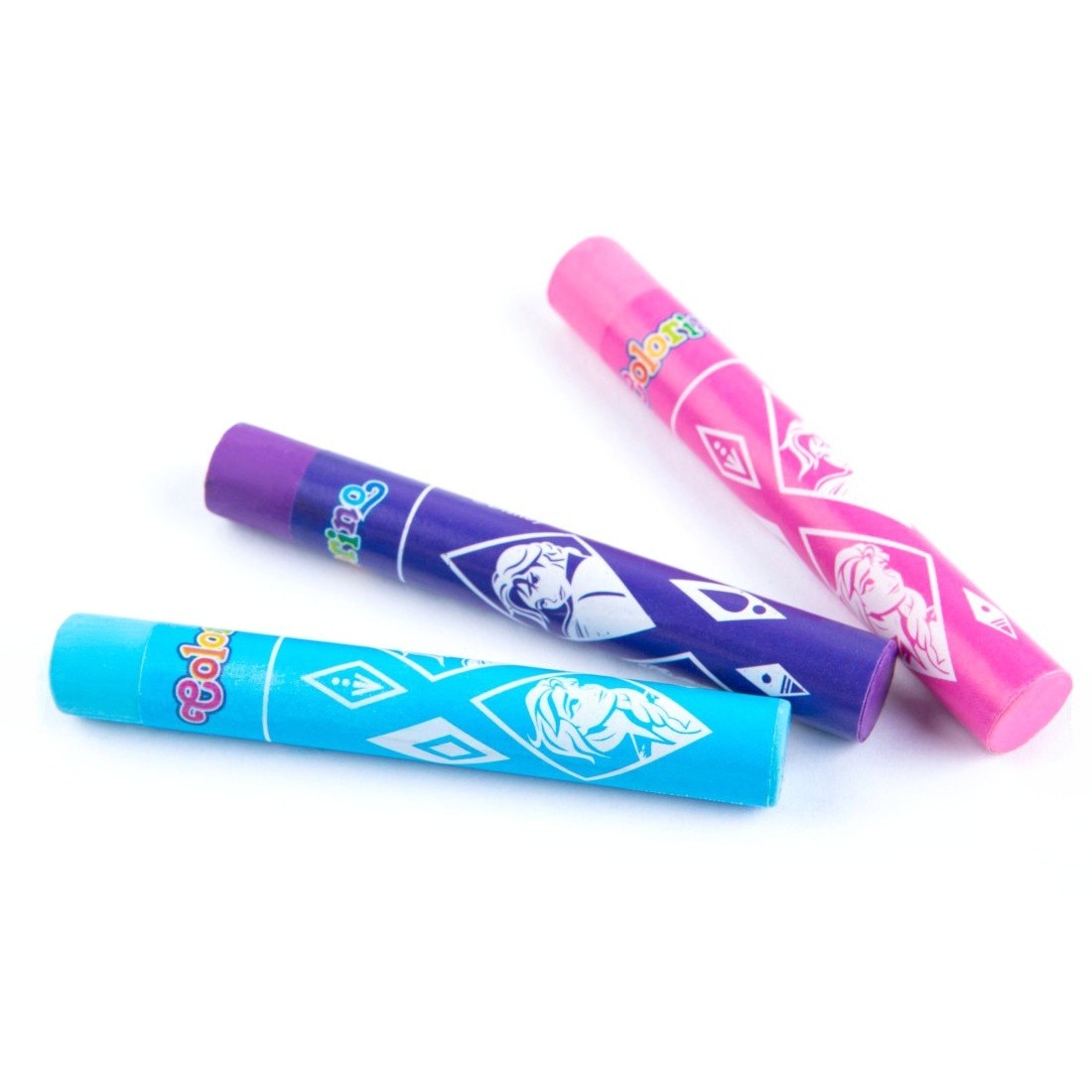 Set 12 pasteluri in ulei, Colorino Kids, Model cu Frozen, Multicolor ...